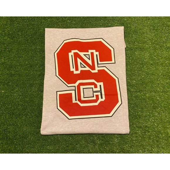 Gildan | Shirts | Vintage Retro Ncsu Nc State Wolfpack Large Logo ...